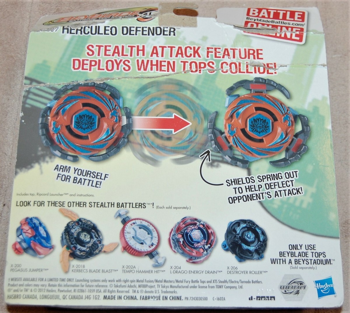 Beyblade Herculeo Defender