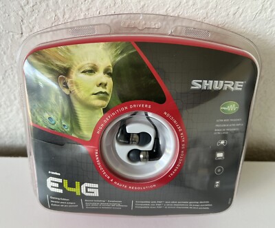 NOS Vtg 2005 Shure In Ear Headphones E Series E4G Gaming Musician SEALED | eBay