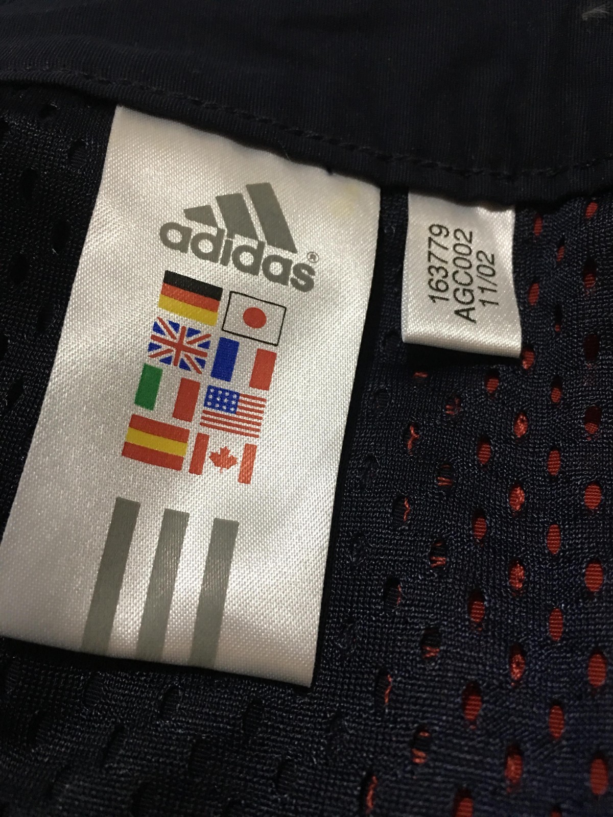 Women's Adidas Retro 3...D-91074 Joggers Pants Trousers Navy/Red Size ...