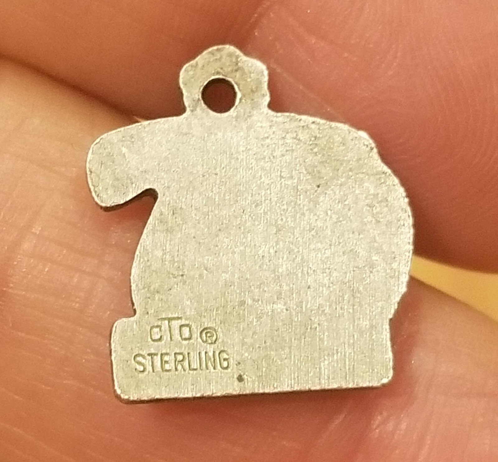 Vintage STERLING SILVER 925 ROTARY BELL TELEPHONE CO CTO CHARM/AWARD ...