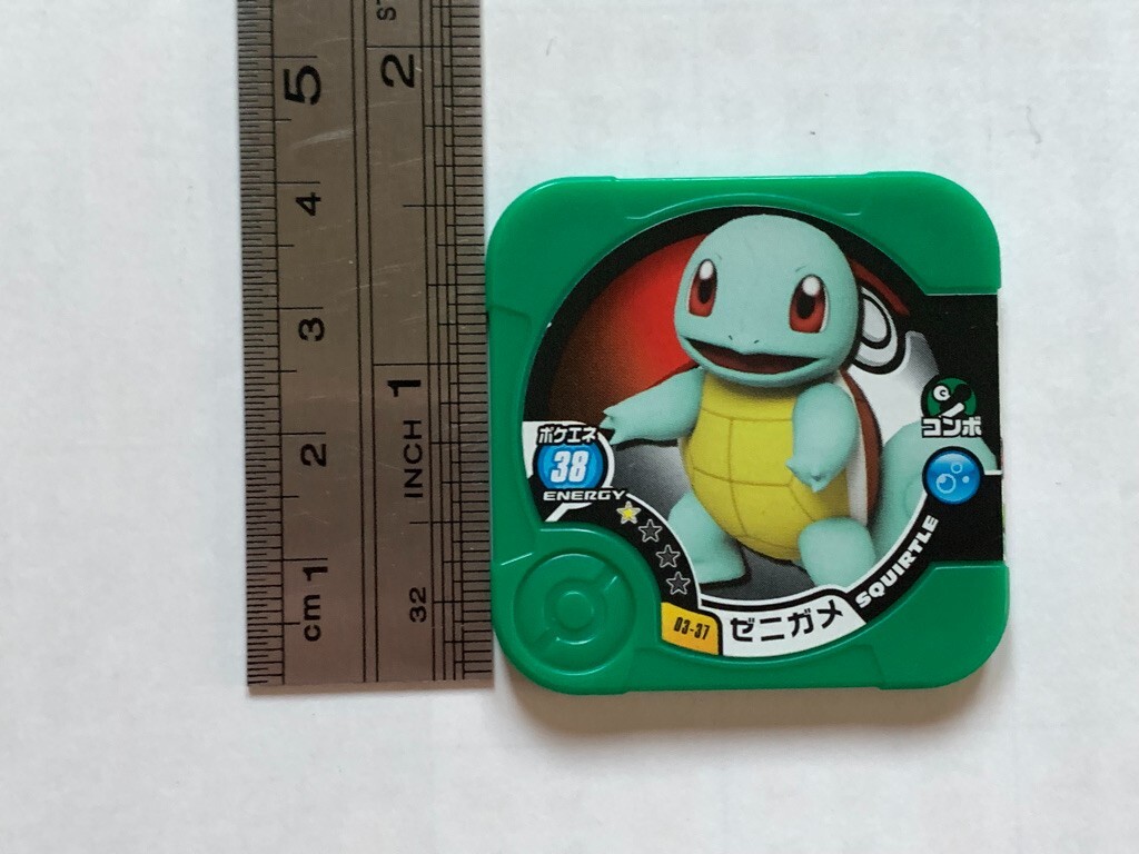 Squirtle Pokémon Tretta Plastic Tile Card Coin Nintendo Japan Game No ...