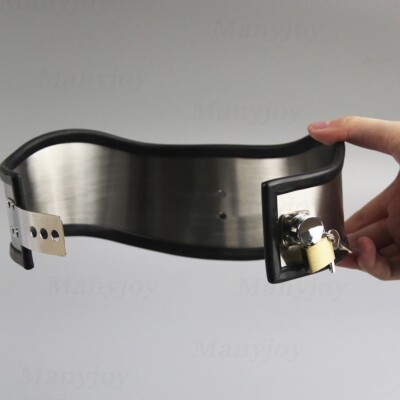 Metal Collar Chastity Posture Neck Collar Restraint Slave Choker ...