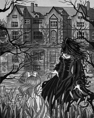 Gothic Miss Jessel and Flora Turn of the Screw book cover FANTASY ART ...