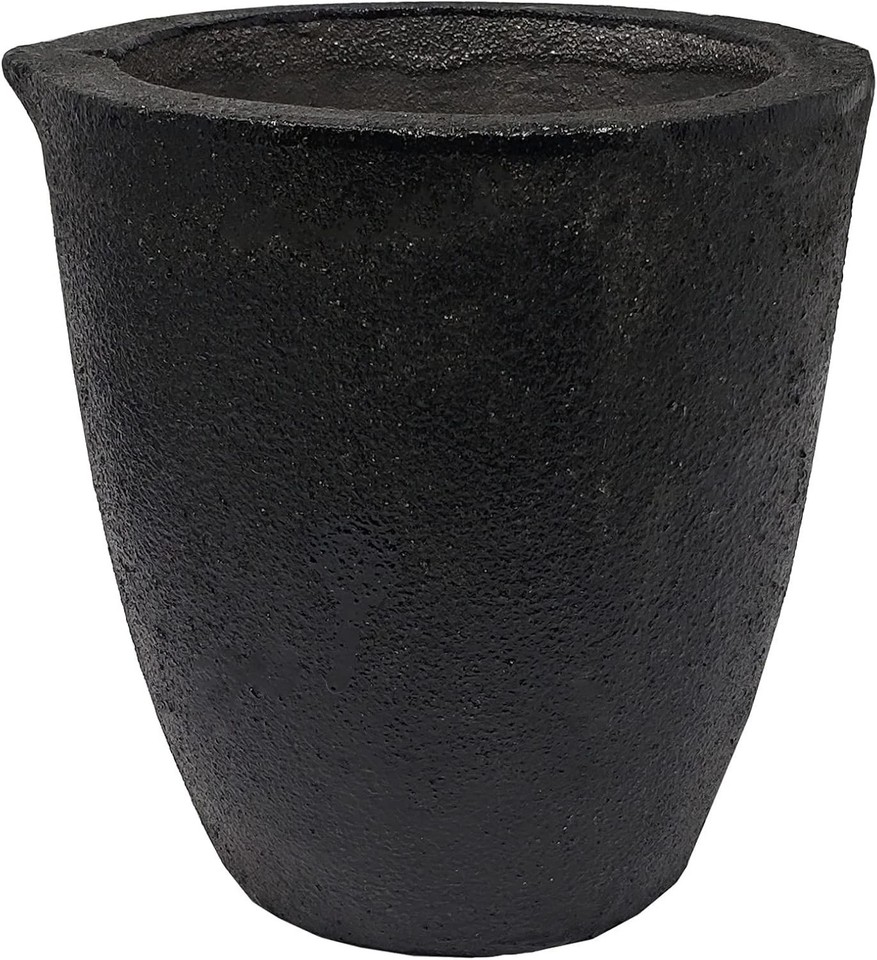 Clay Graphite Crucibles Black Foundry Cup Furnace Torch Melting Casting ...