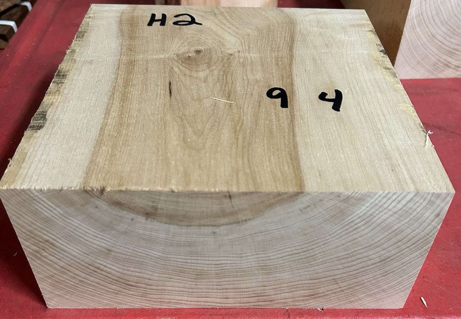 THICK KILN DRIED HARD MAPLE BOWL BLANK TURNING BLOCK LUMBER WOOD 9" X 9 ...