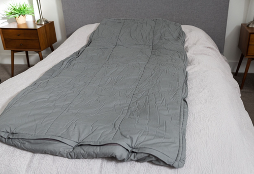 Beddy's Modern Gray Minky Twin Zip-Up Bedding Set – Comforter ...