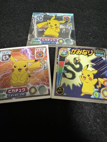 Pokémon Advanced Generation Pikachu Thunderbolt Sticker | eBay