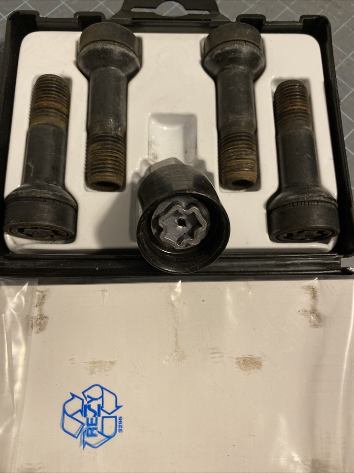 OEM 0019901707 Mercedes Benz E350 CLS450 Wheel Locks M14 X 1.5 X 45 ...