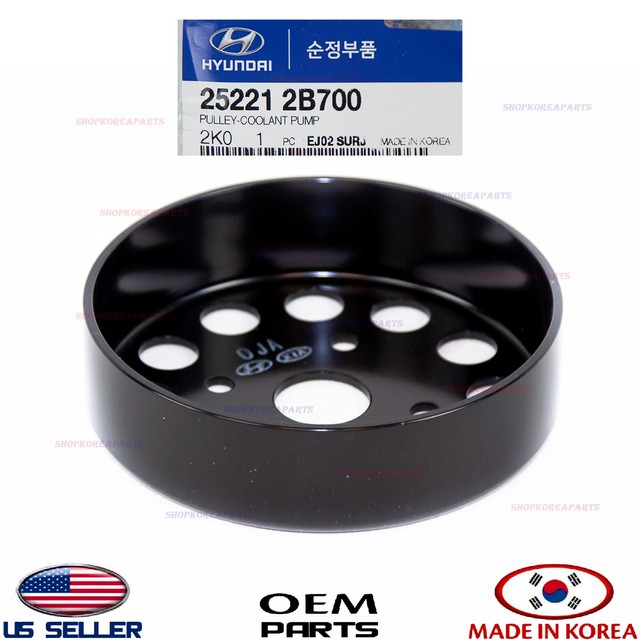 Genuine OEM Engine Water Pump Pulley for Hyundai 252212B700 for sale ...