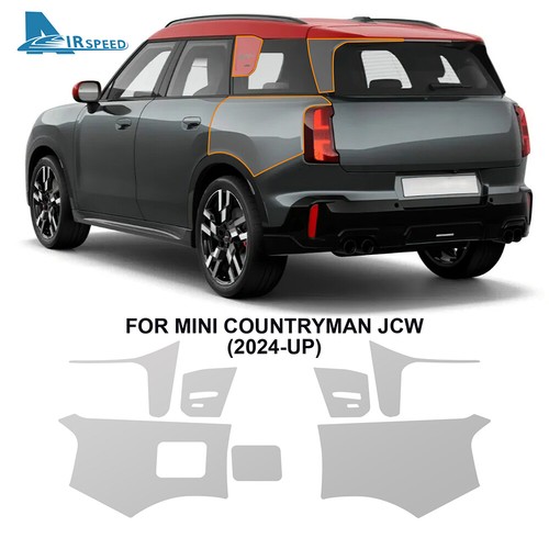 For Mini Countryman JCW 2022-2024 Rear Side Precut Paint Protection ...