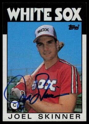 1986 Topps #239 Joel Skinner * Chicago White Sox * Auto * Signed ...