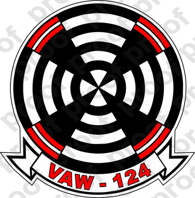 STICKER USN VAW 124 BULLSEYE HUMMERS | eBay