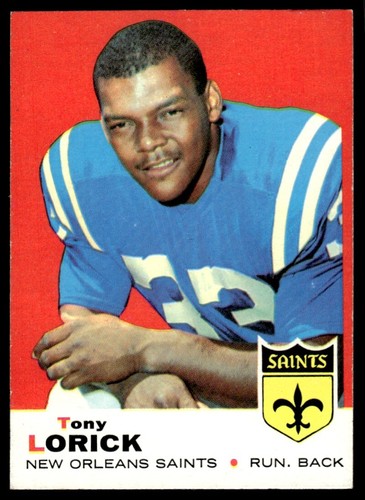 1969 Topps Tony Lorick * New Orleans Saints #61 | eBay