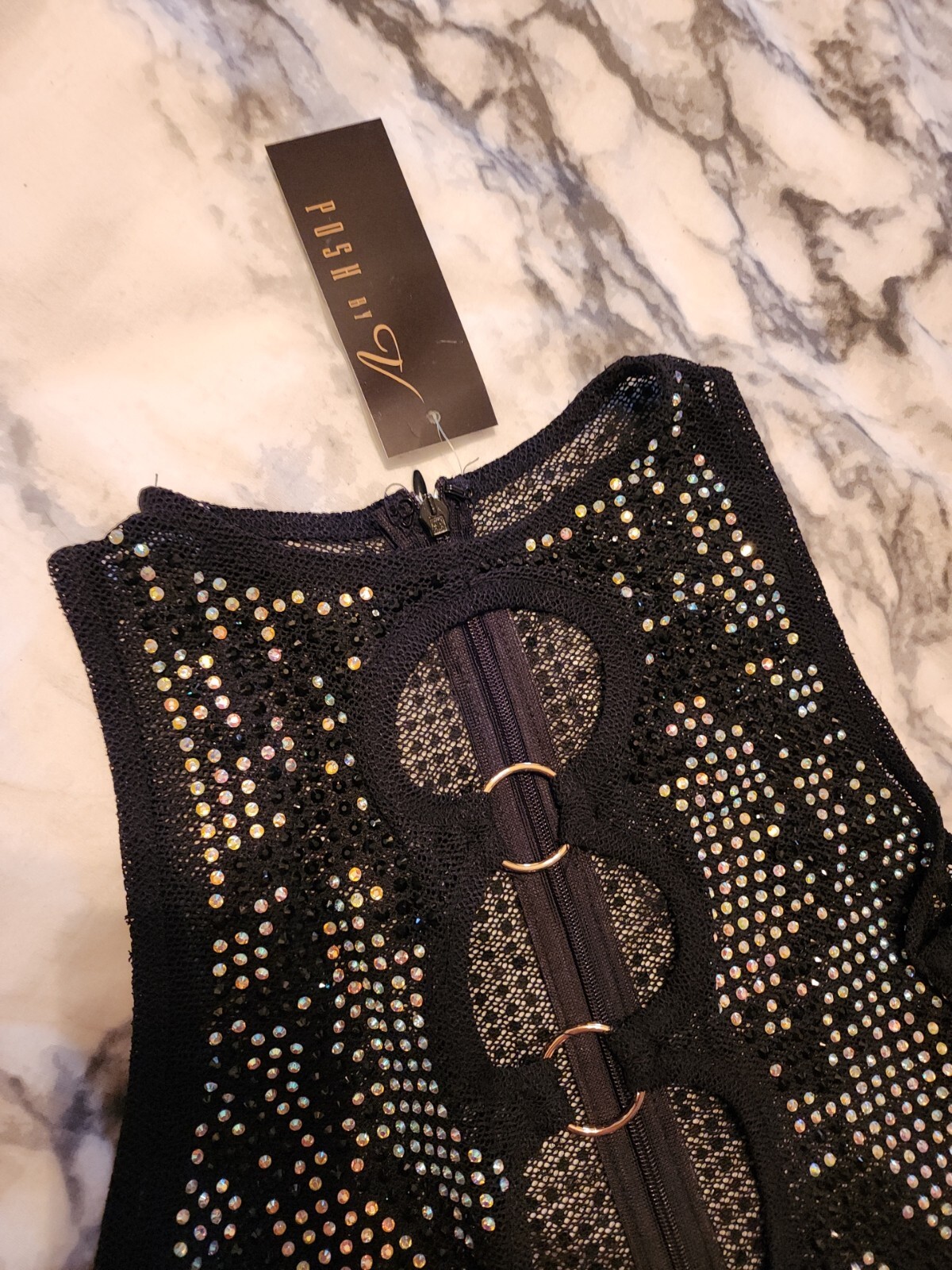 Lingerie - Posh By V Misha Crystal Jumpsuit - Sz Small - NWT | eBay