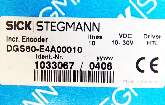 SICK Stegmann DGS60-E4A00010 1033067 Inkremental Encoder -unused/OVP ...