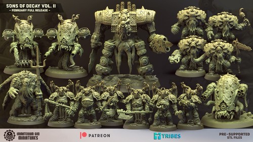 SONS OF DECAY VOL. 2 COMPLETE SET - IMMATERIUM GOD MINIATURES | eBay
