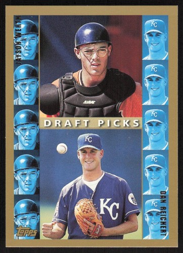 1998 Topps Baseball Draft Picks Jayson Werth/Dan Reichert RC #493 ...