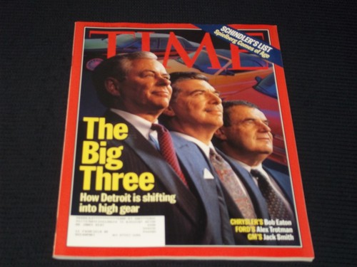1993 DECEMBER 13 TIME MAGAZINE - BOB EATON ALEX TROTMAN & JACK SMITH ...