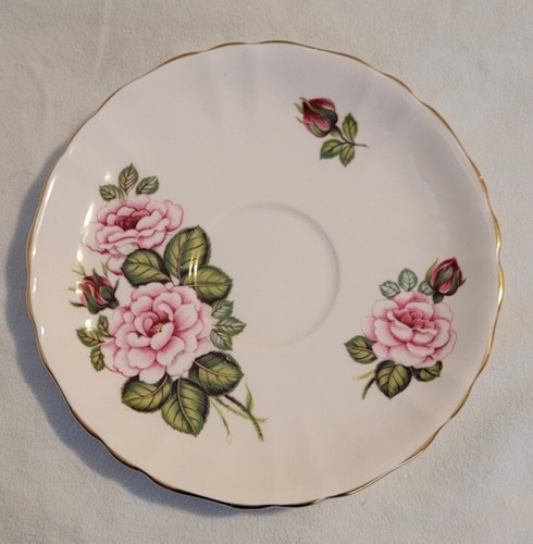 Vintage Royal Avon Bone China saucer "The Provincial Rose" made in ...