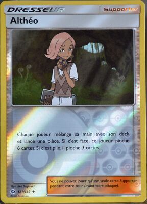 carte Pokémon 121/149 Althéo - REVERSE SM1 - Soleil et Lune NEUF FR | eBay