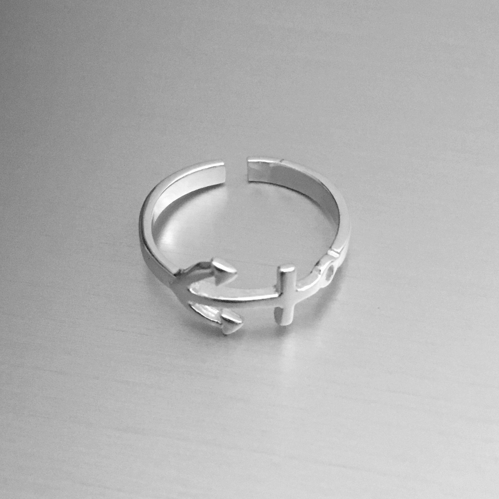 Sterling Silver Boat Anchor Toe Ring, Silver Rings, Boats, Ocean, Ship ...