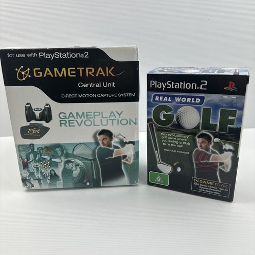 GameTrak PS2 USB Motion Capture Centre Unit + Real World Golf ...