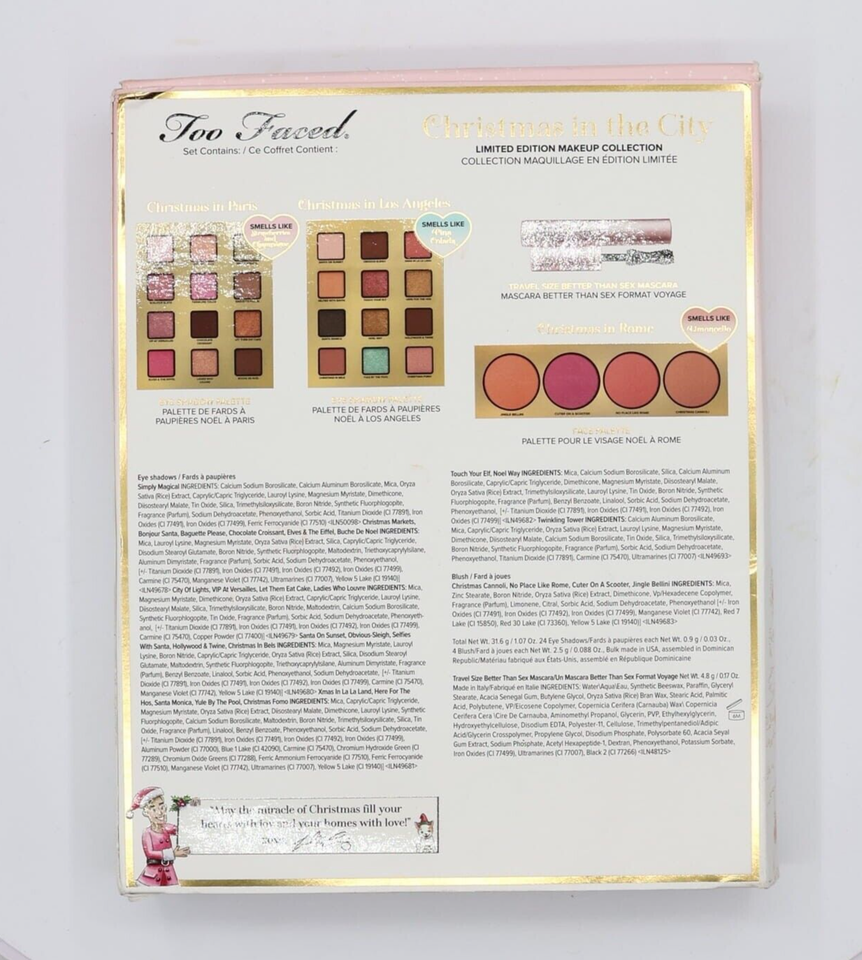 Too Faced Christmas in the City Makeup Set 4 Pieces | eBay