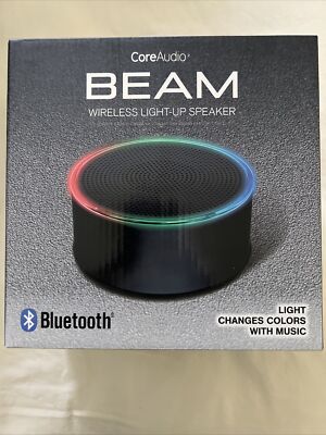 Core Audio Beam Wireless Light-Up Speaker NEW | eBay