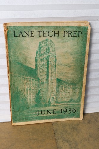 Lane Tech 1936 Yearbook – Chicago IL Prep High School Vintage Annual | eBay