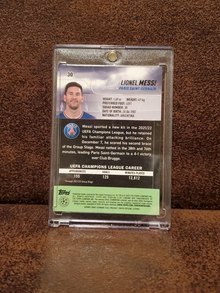 Topps Chrome 💥messi rookie card #30 | eBay