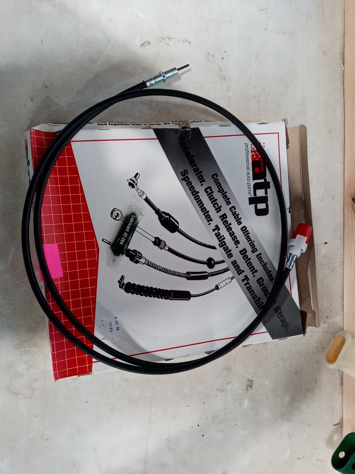 ATP Y-805 Speedo Cable fits 1988-94 Ford Ranger/F-250 w/Cruise Control ...