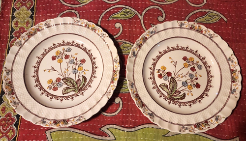 TWO 1940's Vintage Copeland Spode Cowslip China: Dinner Plates S713 | eBay