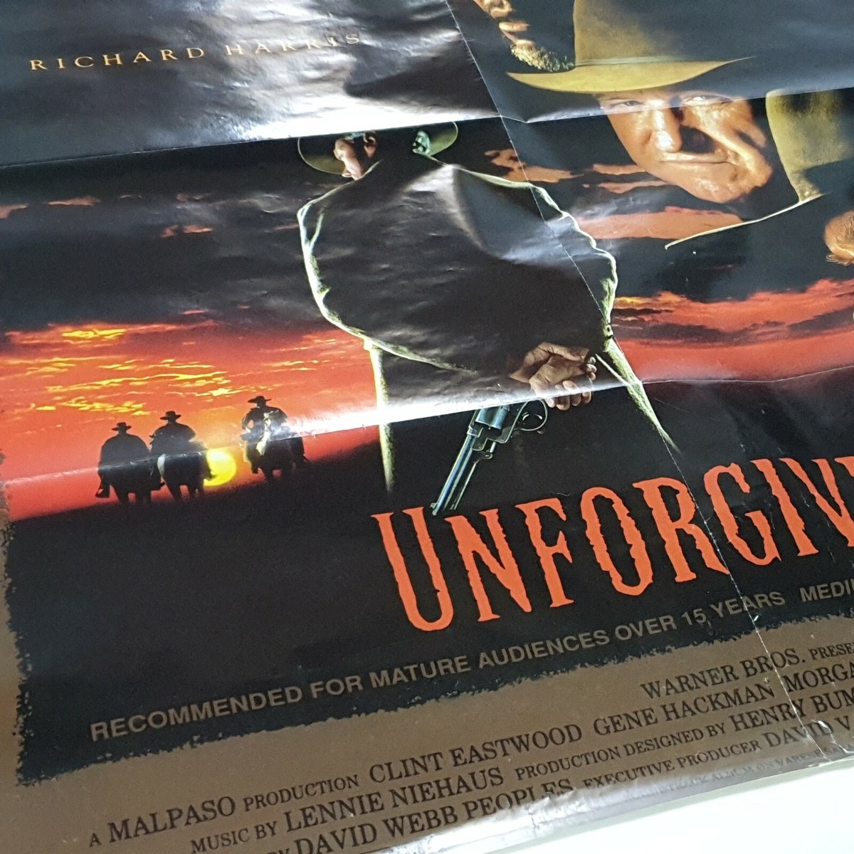 Unforgiven Movie Poster 1 Sheet 27x41 Original Vintage Movie Poster