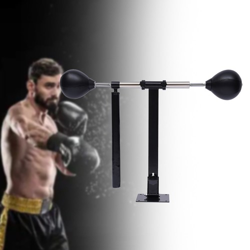 1*Boxing Speed Reflex Rotating Sparring Bar Punching Pad Ball Bag Wall ...