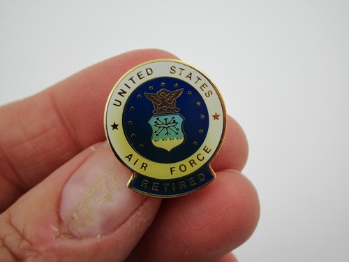 US Air Force Retired pin, military pin, retired military pin, keepsake ...