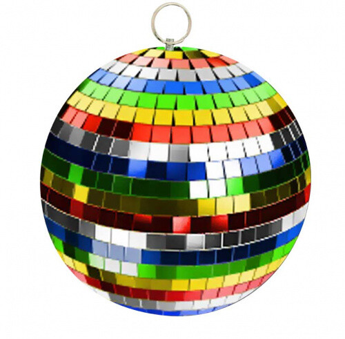 Discokugel 20cm Multicolor / Mirrorball 20cm Multicolor | eBay.de