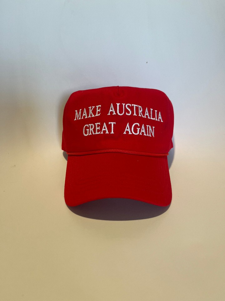 ONE make australia great again hat cap aussie ANZAC trump donald Free ...