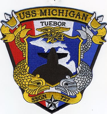 USS Michigan, Tuebor SSGN 727 - Submarine Patch - BC Patch - Cat. No ...