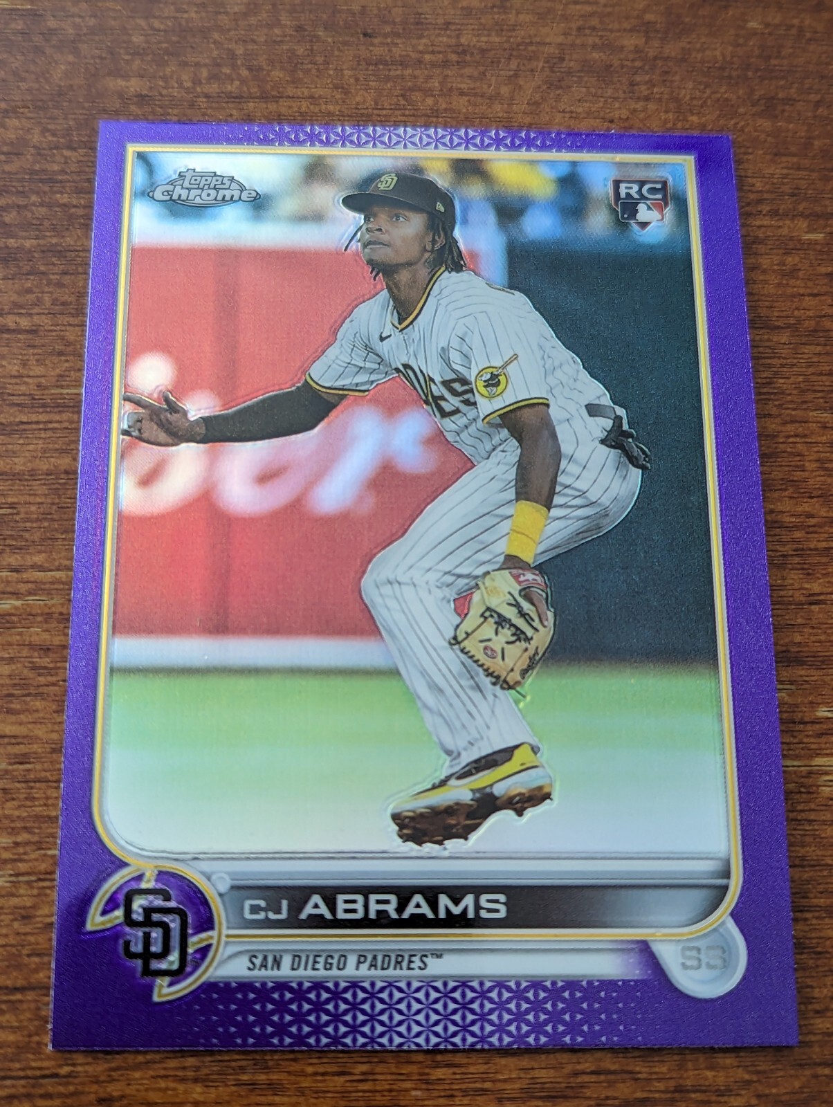 2022 Topps Chrome Update Series - Purple Refractor #USC3 C.J. Abrams ...