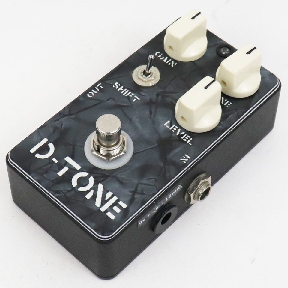 M.I.J Pedals D-Tone Custom Drive Guitar Effects Pedal Used with Wear ...
