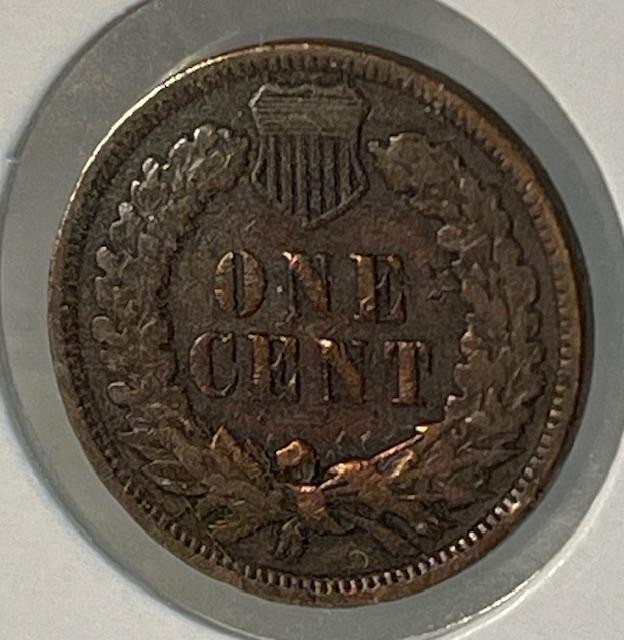 1908 Indian Head One Cent Penny VG+ Details | eBay