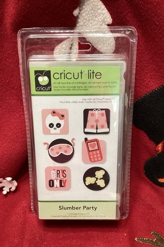 Cricut Lite Cartridge Slumber Party New/Sealed Box Fits All Machines 50 ...