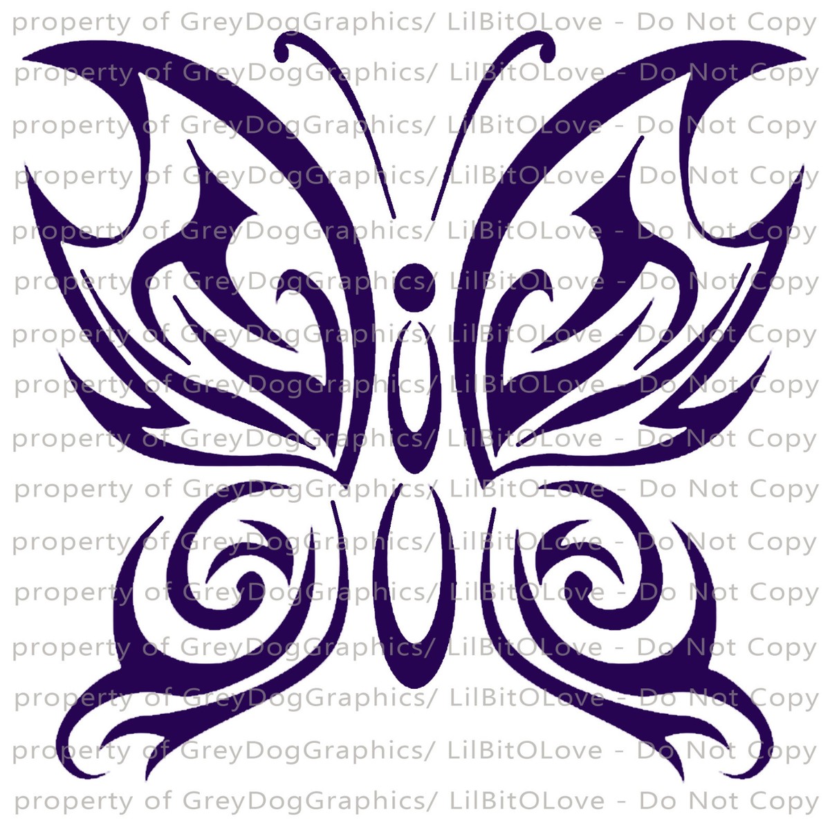 Tattoo Tribal Butterfly