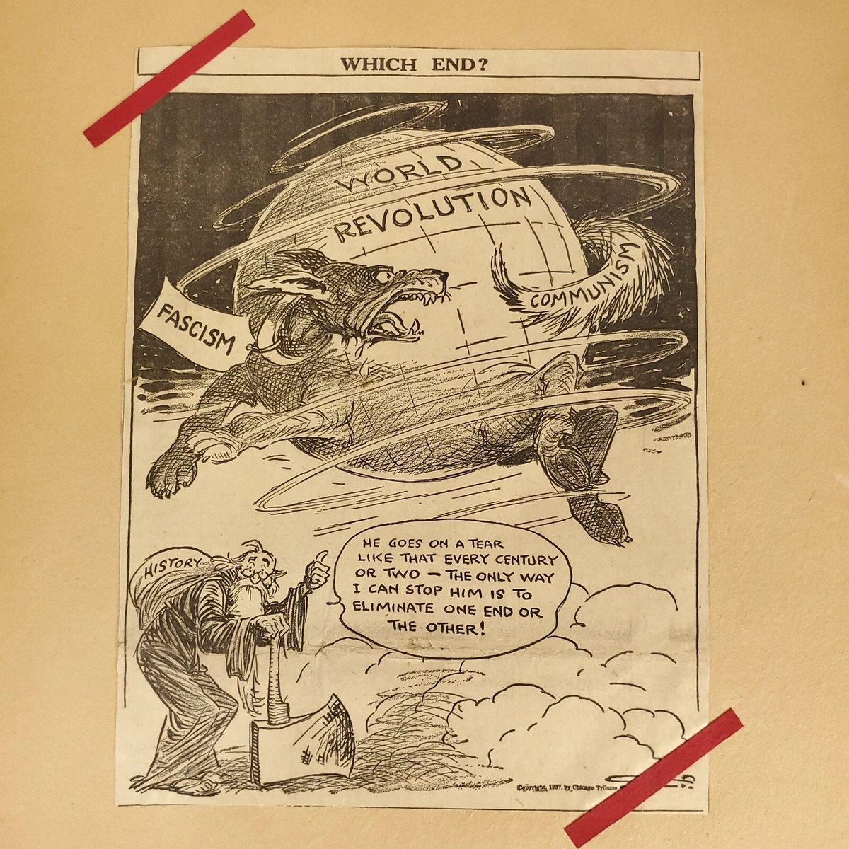 Red Scare Political Cartoons