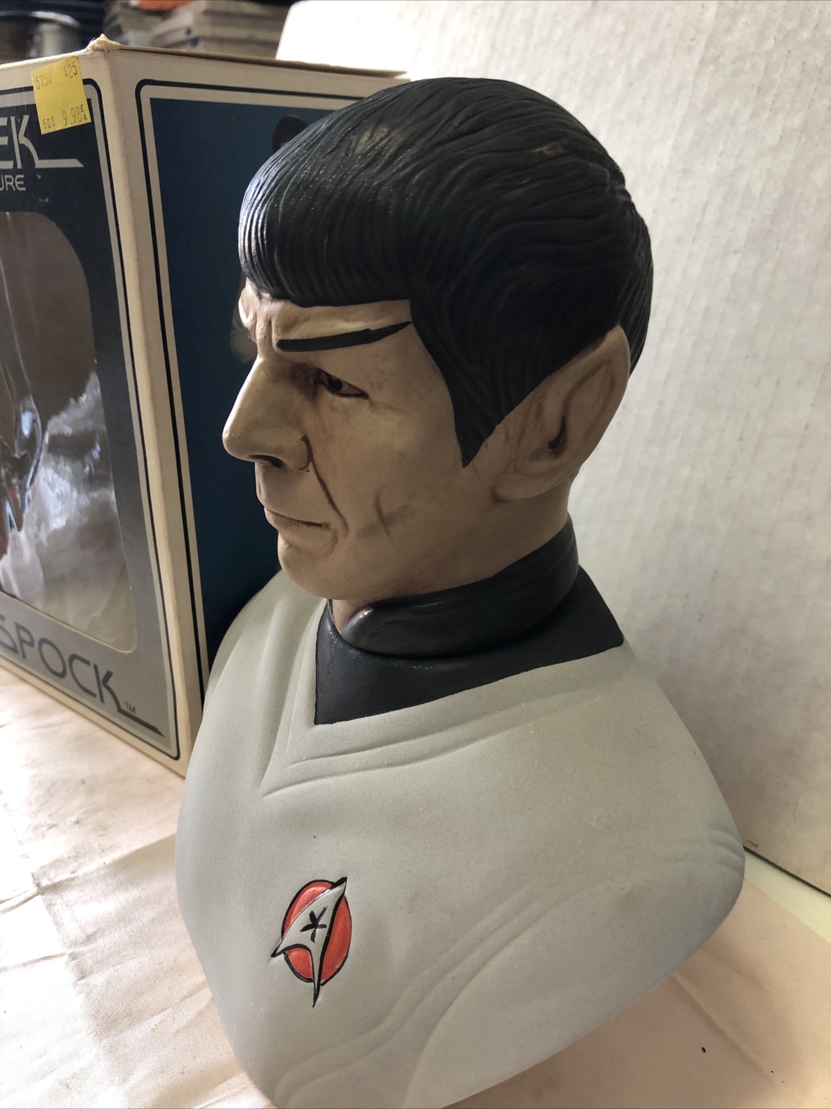 1979 Mr. Spock - Star Trek Grenadier Liquor Decanter (Empty)w/ Box ...