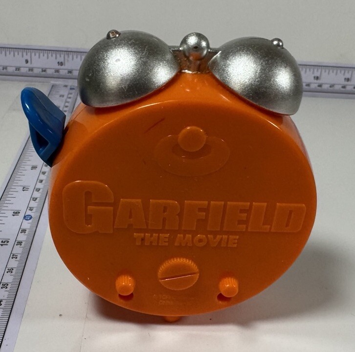 Garfield The Movie Fortune Telling Clock Wendy’s Kid’s Meal Toy Loose ...