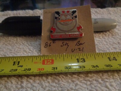 86th Signal Battalion V-21 Unit Crest, DI, DUI (DRAW#68) | eBay