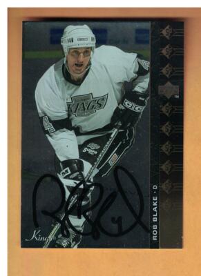 ROB BLAKE AUTOGRAPHED 1993-94 UPPER DECK SP HOCKEY CARD SIGNED LOS ...