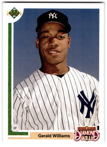 Gerald Williams 1991 Upper Deck Final Edition #15F RC New York Yankees ...