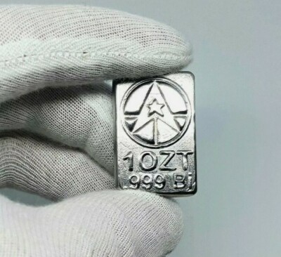 1 oz Bismuth Bar 1 Troy Ounce 31g .999 Fine Bismuth Bullion Bar ...